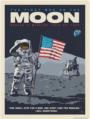 Wall Decal: Apollo 11 Moon – Discovery Center Online Store